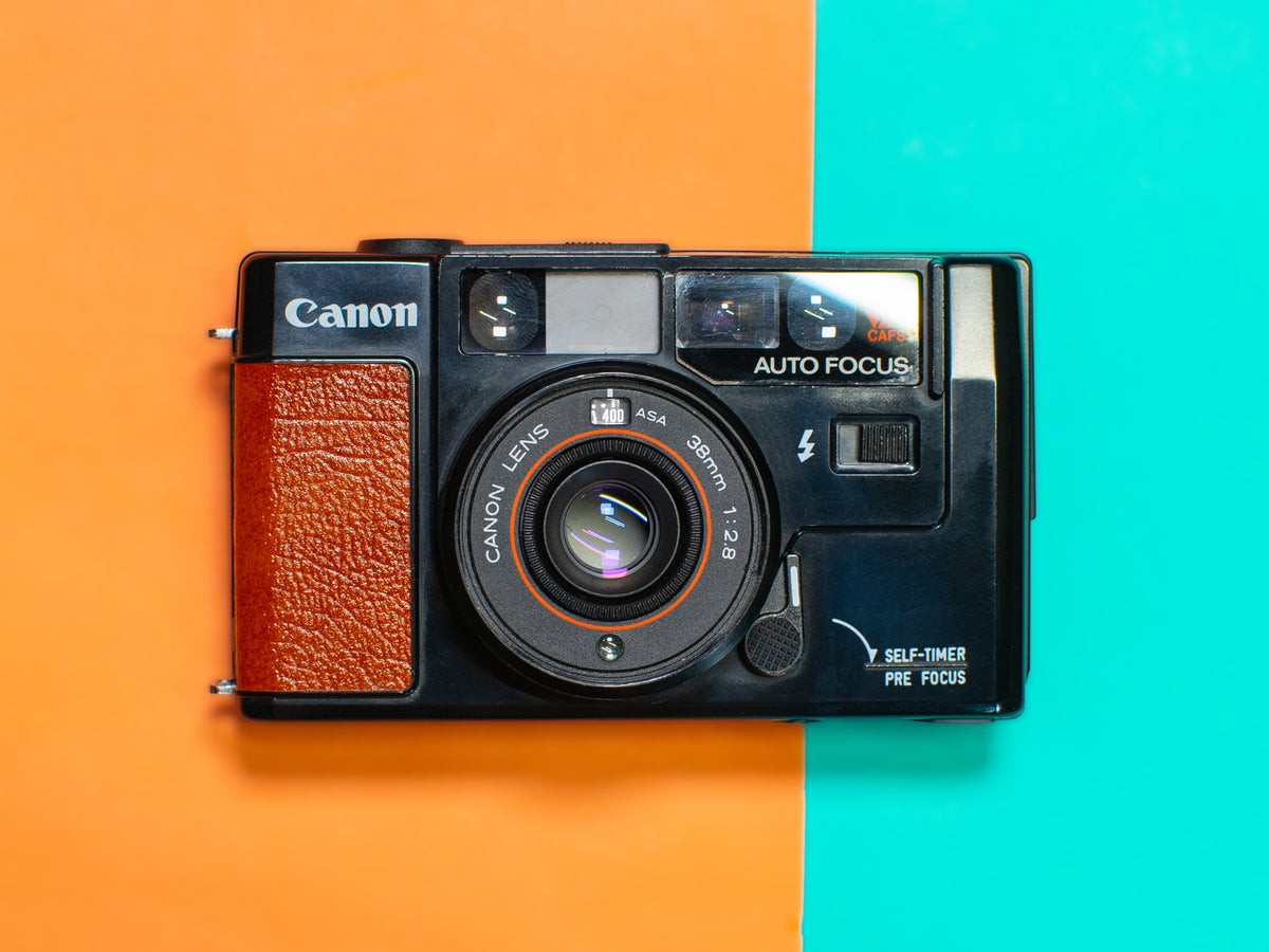 Canon AF35M Point and Shoot 35mm Film Camera – Viejita Vintage