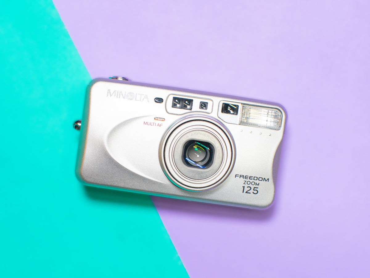 Minolta Freedom Zoom 125 Point and Shoot 35mm Film Camera – Viejita Vintage