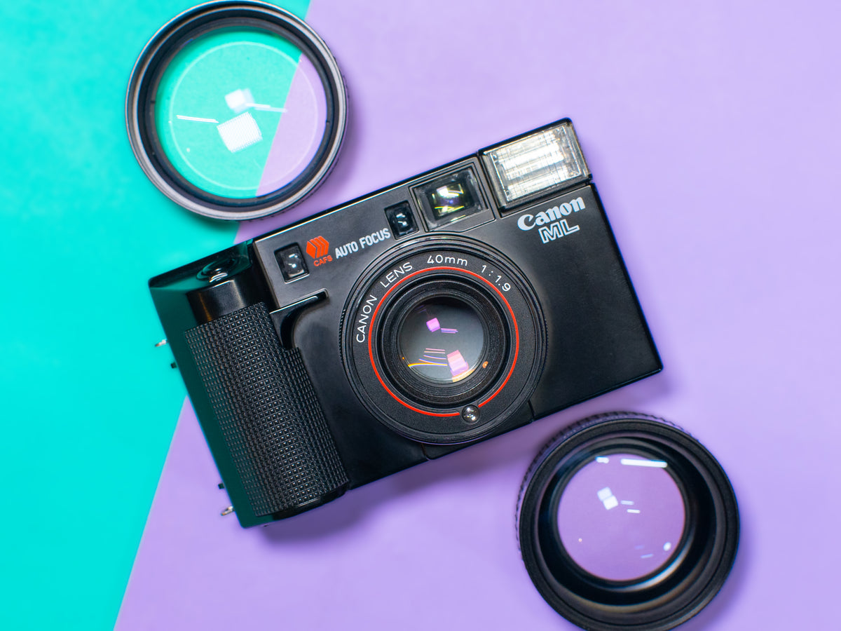 Canon AF35ML Point and Shoot 35mm Film Camera Kit – Viejita Vintage
